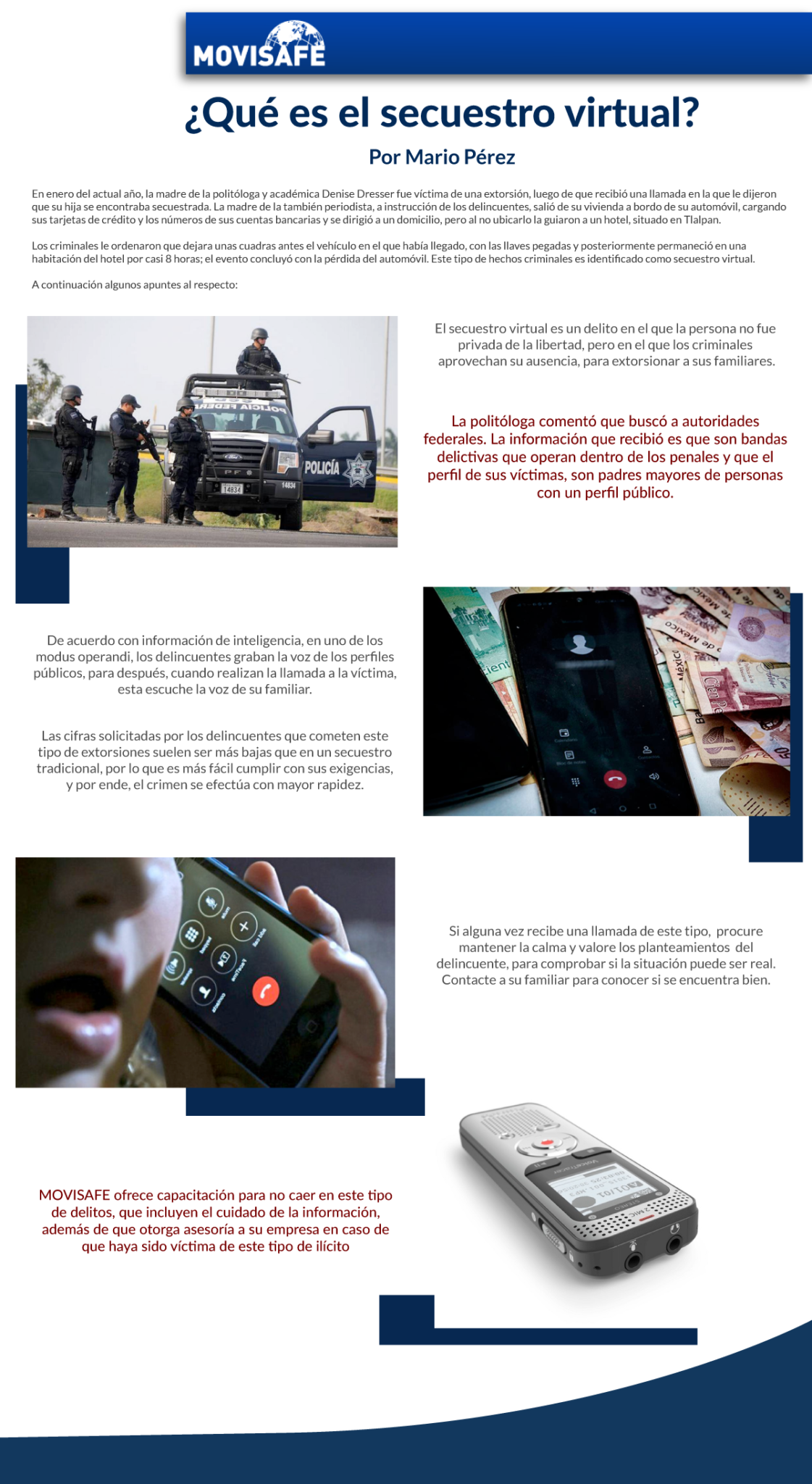 Inseguridad en aumento en México: ¿Qué es el secuestro virtual? – Movisafe